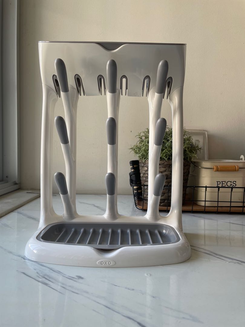 OXO milk bottle drying rack, Babies & Kids, Nursing & Feeding ...