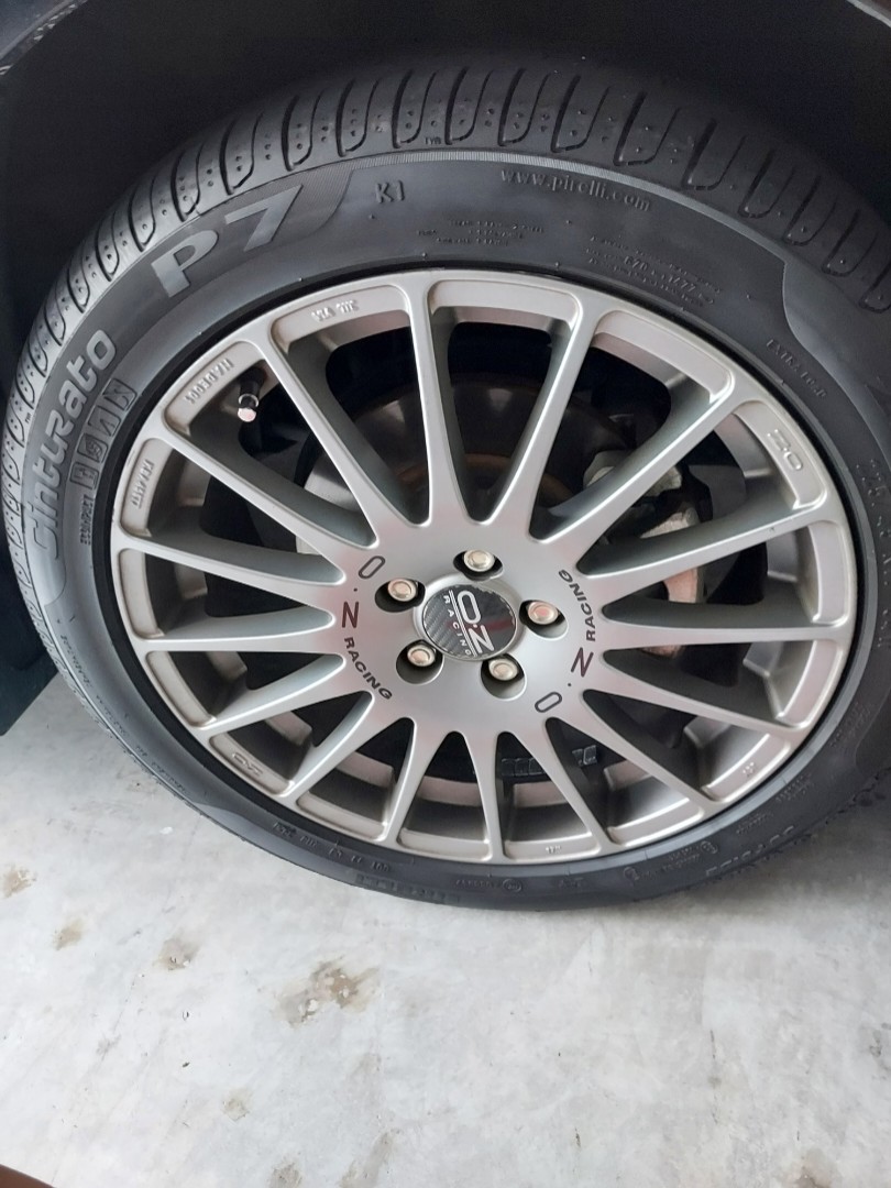 OZ Superturismo GT 17"Original Rims 17, 5X100, 17X7",Offset 38, Car ...