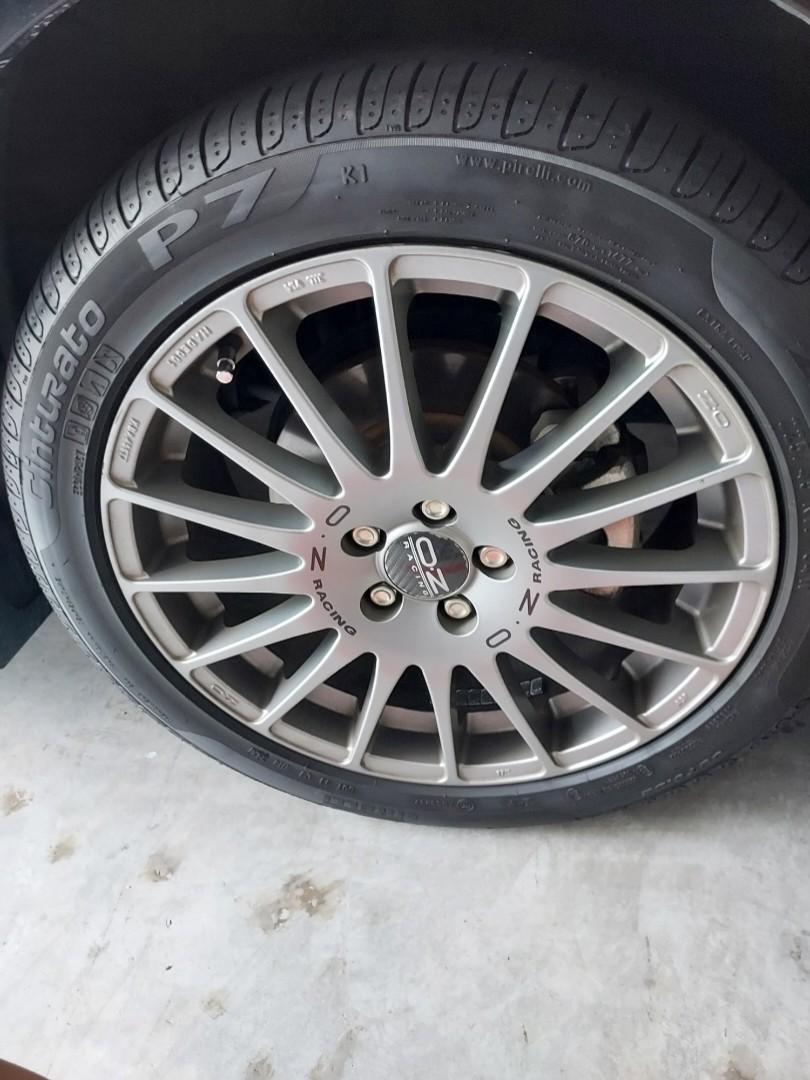 OZ Superturismo GT 17"Original Rims 17, 5X100, 17X7",Offset 38, Car ...