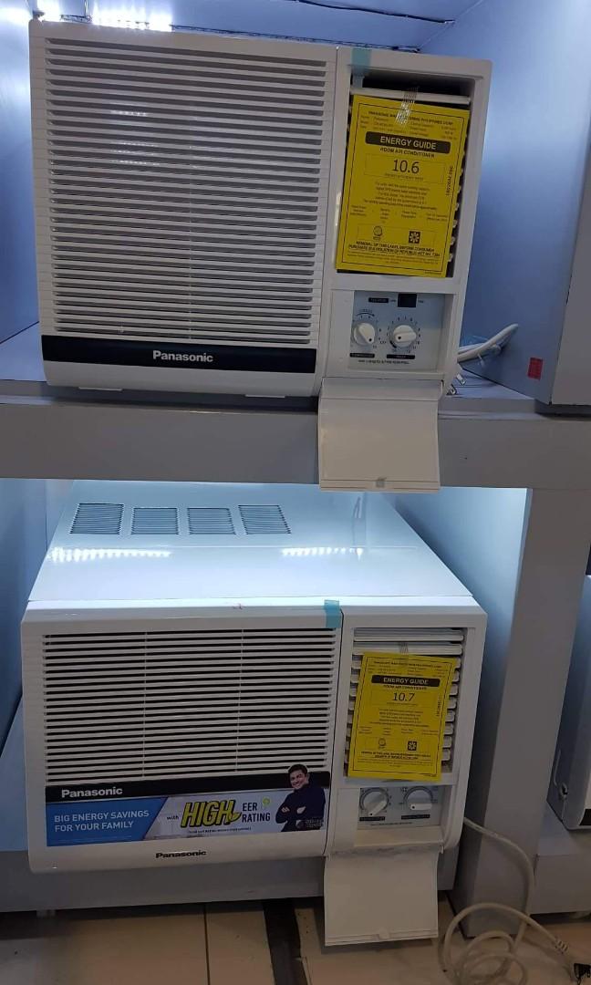 Panasonic aircon window type, TV & Home Appliances, Air Conditioning ...