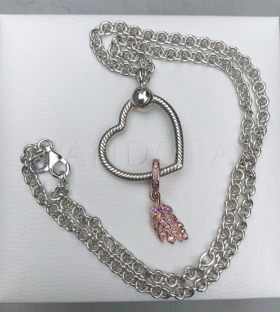 Pandora moments heart with set of 1 charm pendant in silver, Women's ...