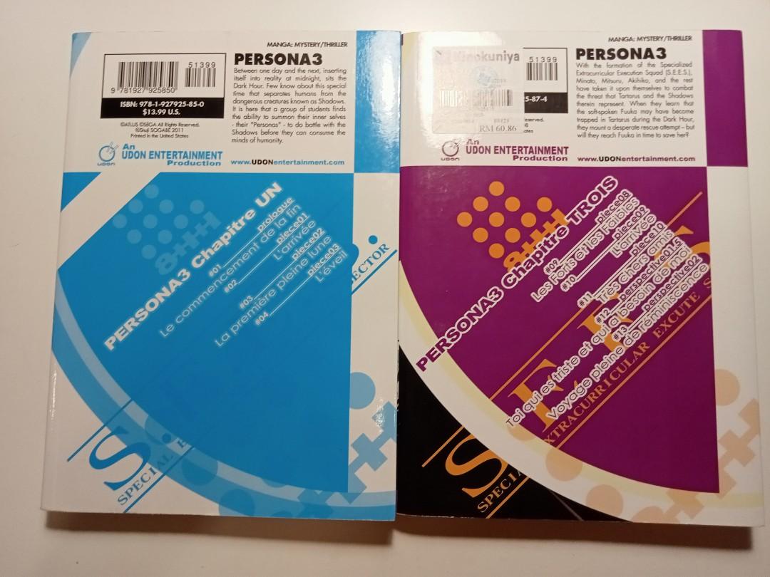Persona 3 manga volume 1 and 3 set, Hobbies & Toys, Collectibles ...