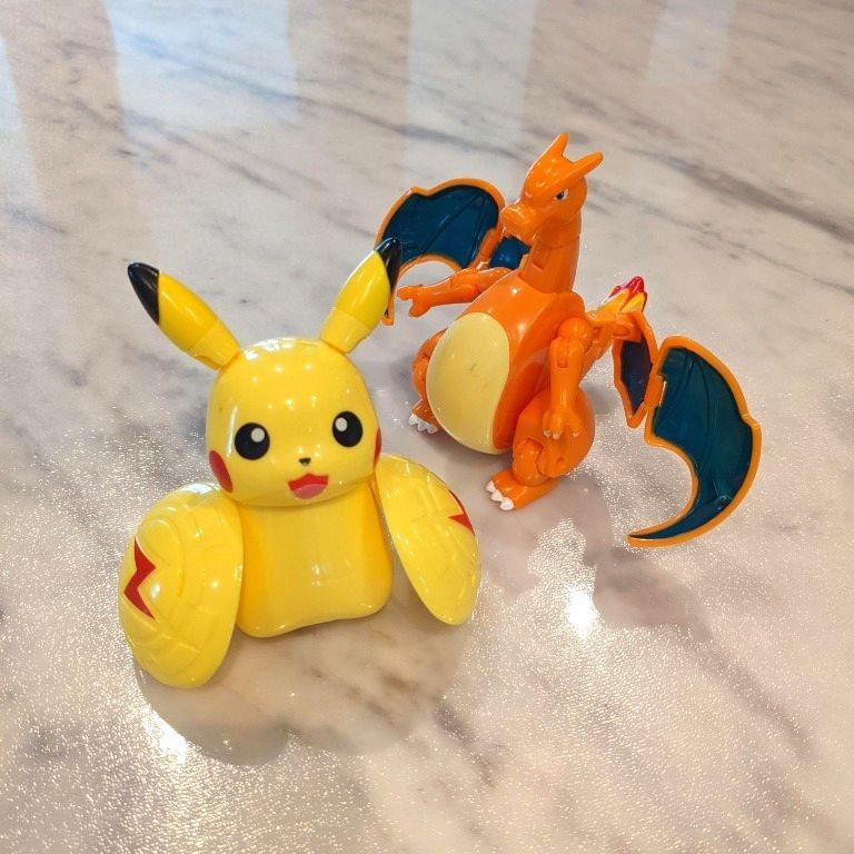 Pokemon transform / deformation toys - Pikachu, Charizard, Gyarados ...