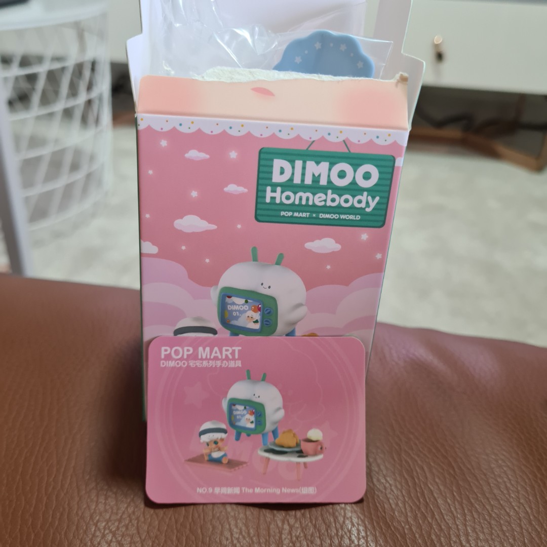 [WTS/WTT] Popmart Dimoo Homebody - Morning News, Hobbies & Toys, Toys ...