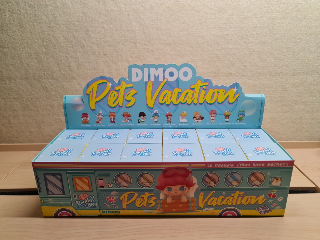 Popmart dimoo pets vacation series - whole set, Hobbies & Toys, Toys ...