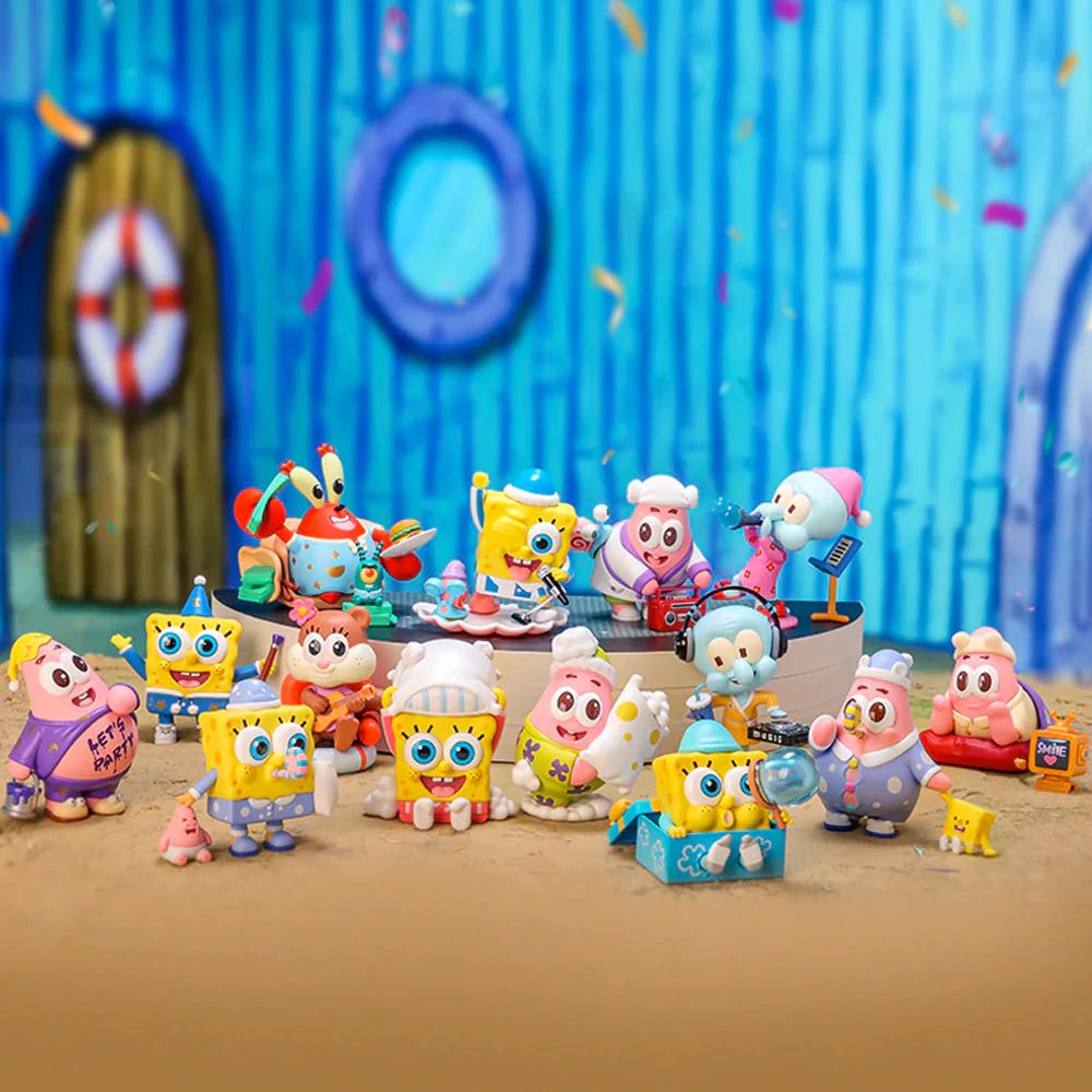 Popmart Spongebob Squarepants Pyjamas Party Blind Box, Hobbies & Toys ...
