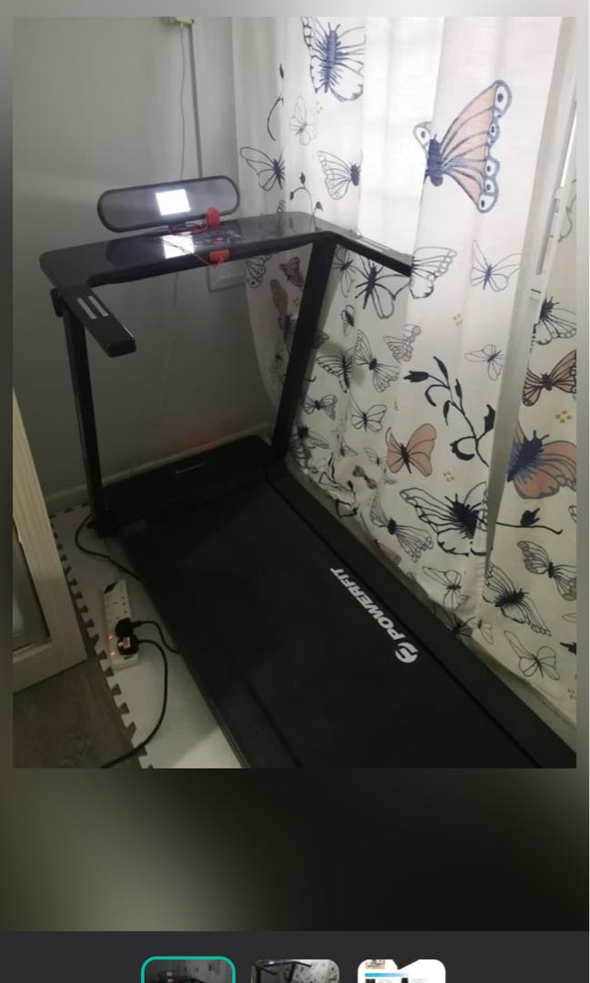 Powerfit PF1002 Foldable Treadmill, Sports Equipment, Exercise ...