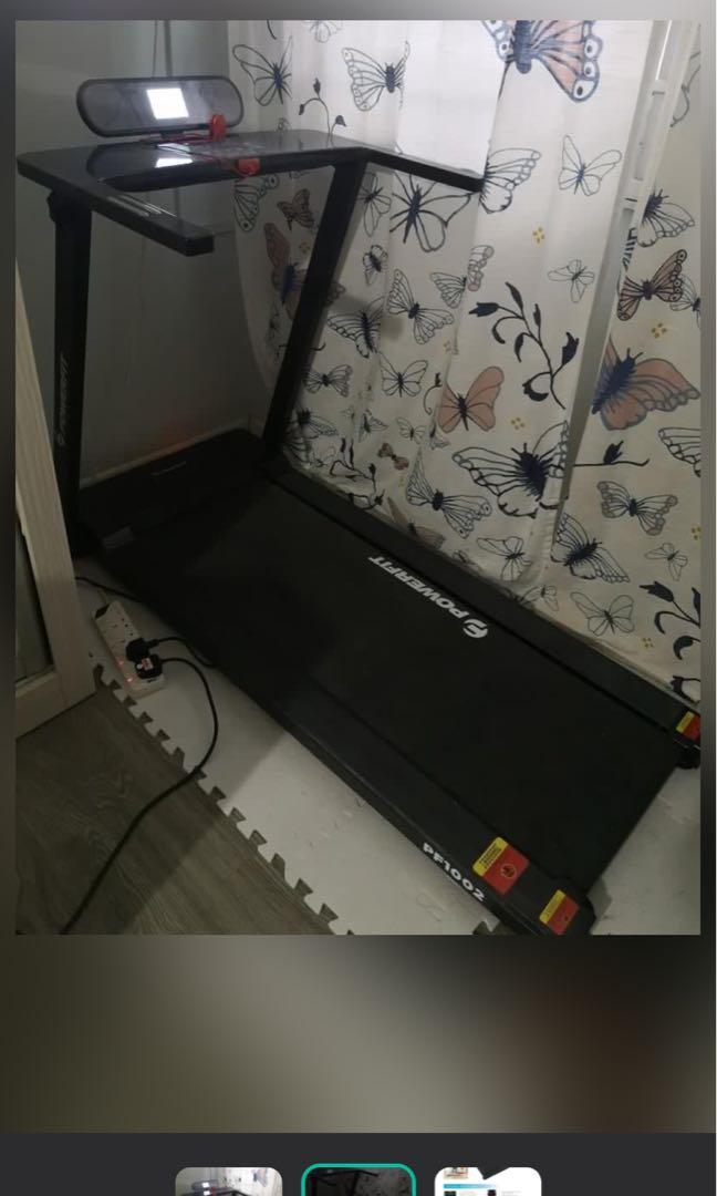 Powerfit PF1002 Foldable Treadmill, Sports Equipment, Exercise ...