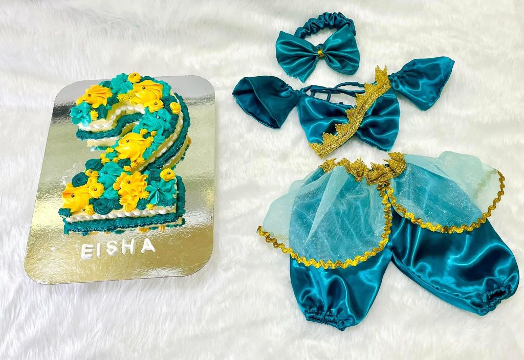 Princess Jasmine Milestone Birthday OOTD, Babies & Kids, Babies & Kids ...