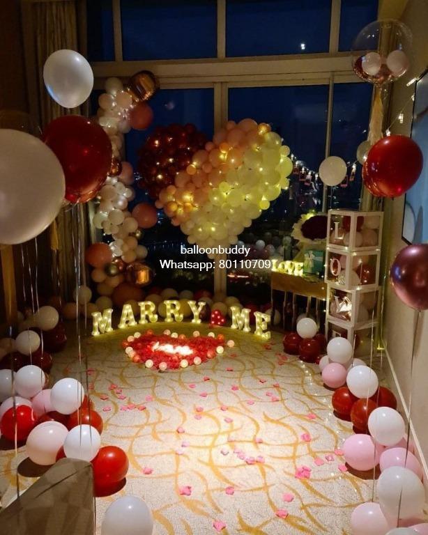 Proposal room decoration setup, Hobbies & Toys, Stationery & Craft ...