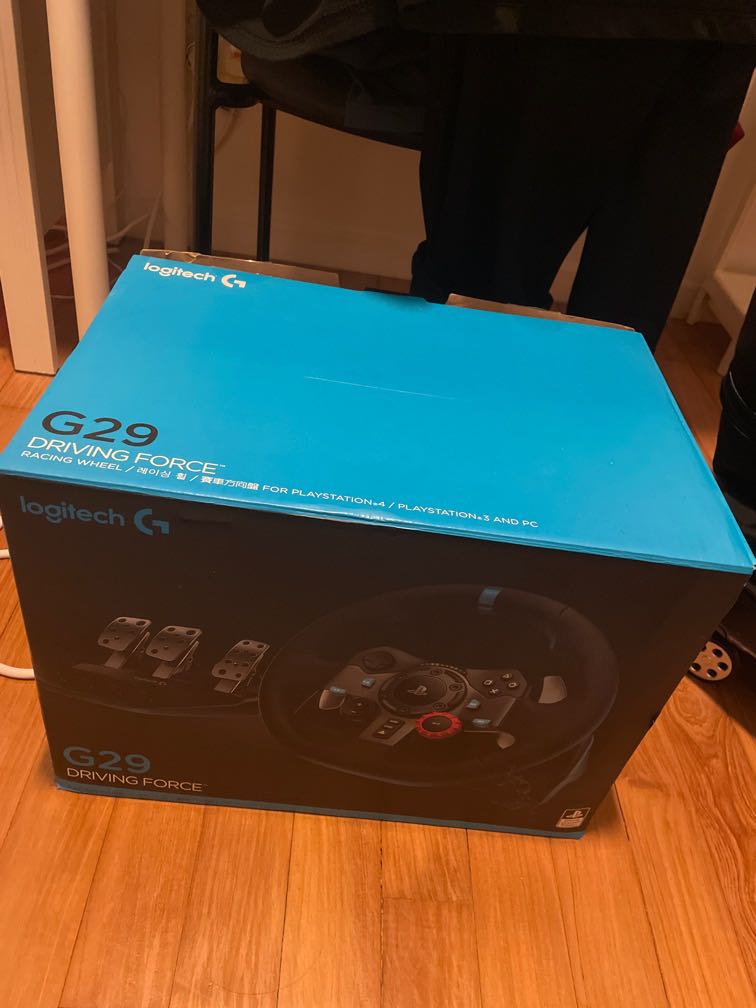 PS4 wheel Logitech G29, Video Gaming, Video Game Consoles, PlayStation ...