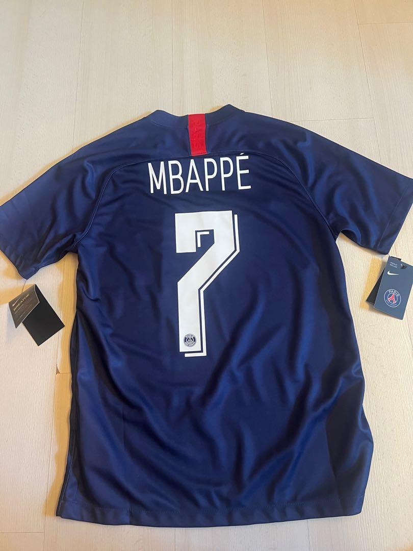 PSG Mbappe jersey medium, Men's Fashion, Tops & Sets, Tshirts & Polo ...