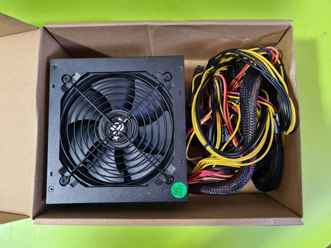 PSU TRUE RATED power supply 80+ 500w YGT, Computers & Tech, Parts ...