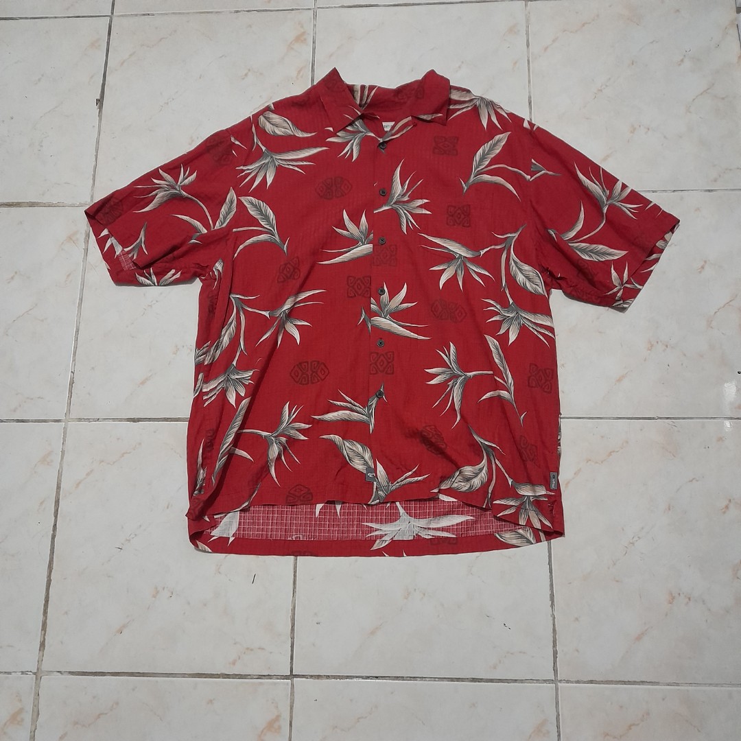 Quicksilver hawaiian buttondown, Men's Fashion, Tops & Sets, Tshirts ...