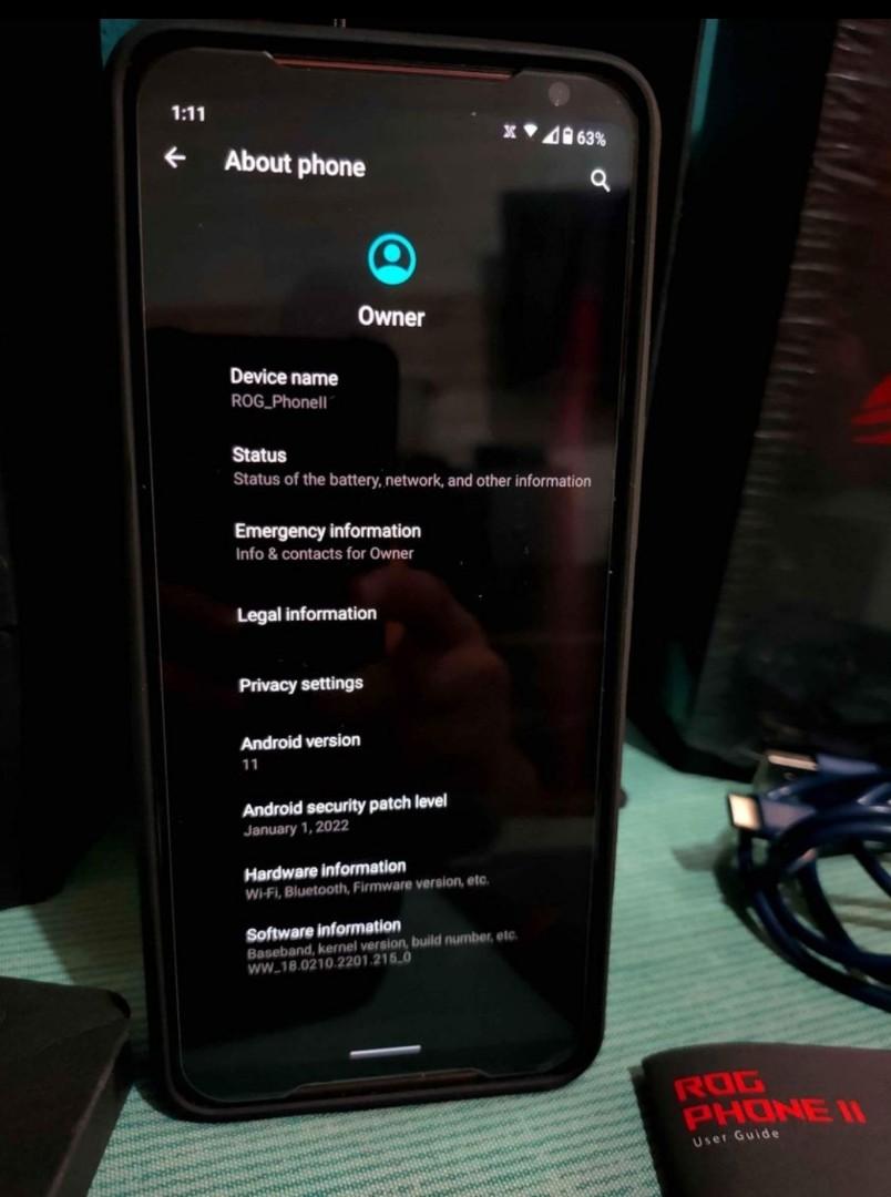 ROG 2. 12GB + 1TB. Ultimate Edition. Global Version., Mobile Phones ...