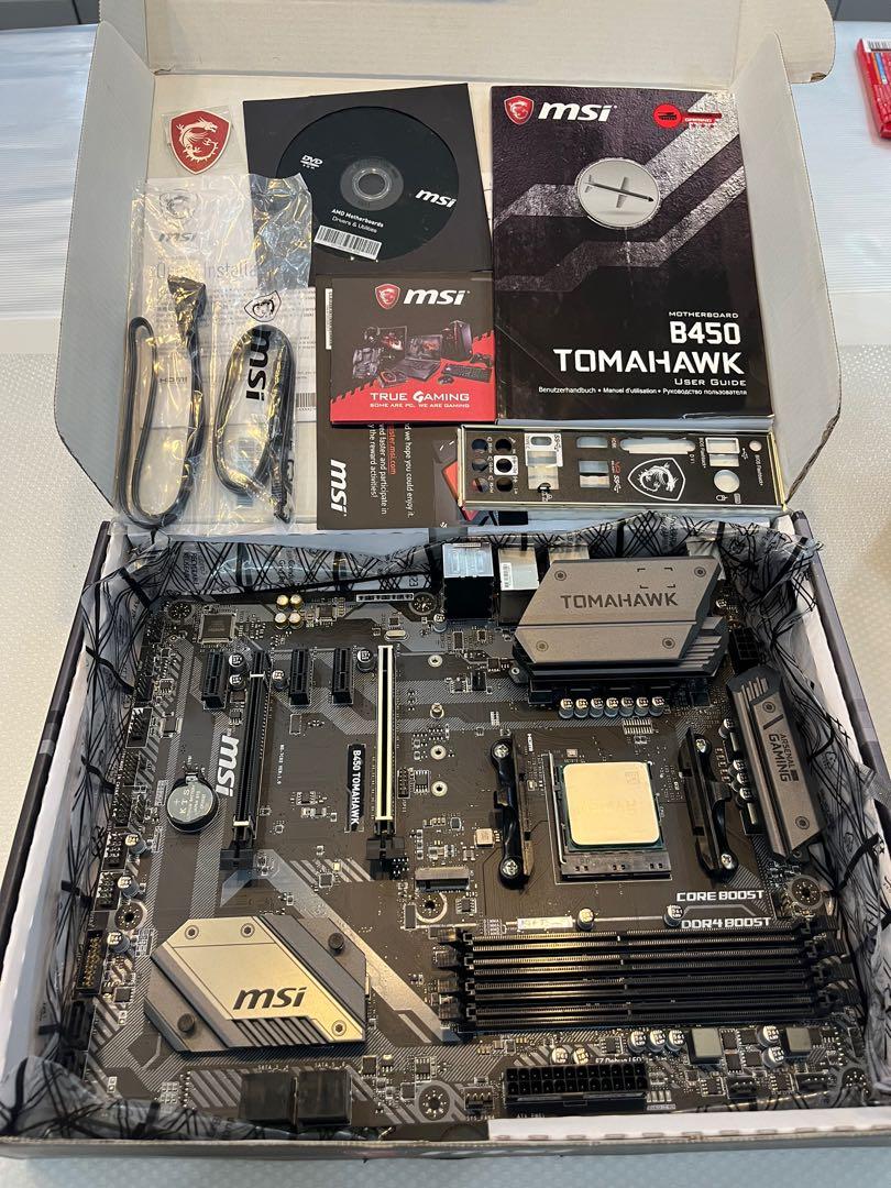 Ryzen 5 2600 B450 Tomahawk Corsair CV650, Computers & Tech, Desktops on Carousell