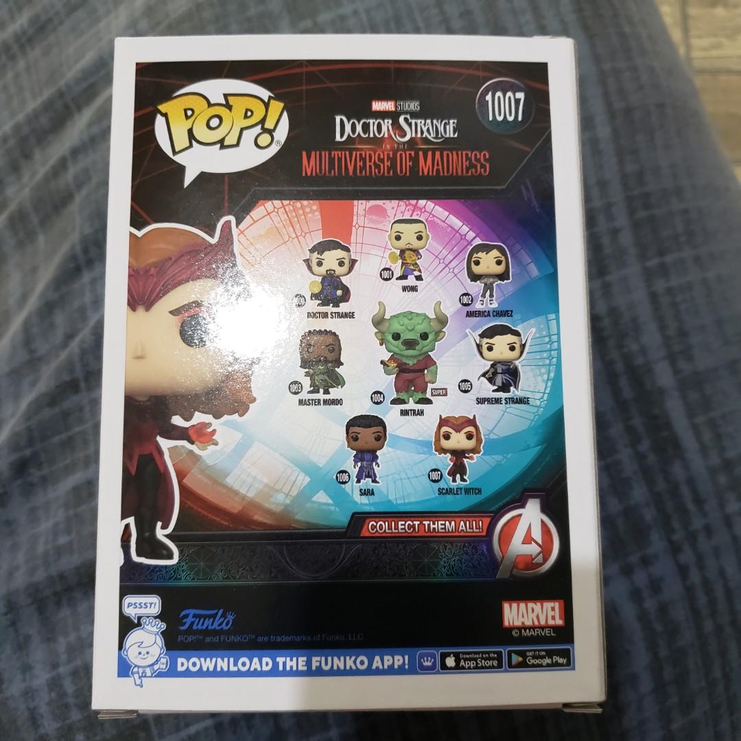 Scarlet Witch 1007 Funko Pop (Multiverse of Madness), Hobbies & Toys ...