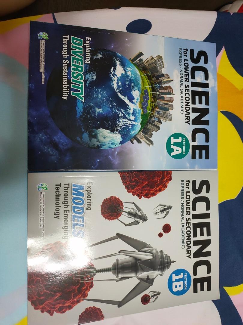 Secondary school science 1A and 1B textbooks, Hobbies & Toys, Books ...