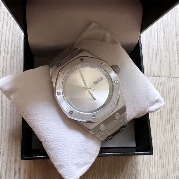 Seiko AP Mod - Silver sterile Dial, Luxury, Watches on Carousell