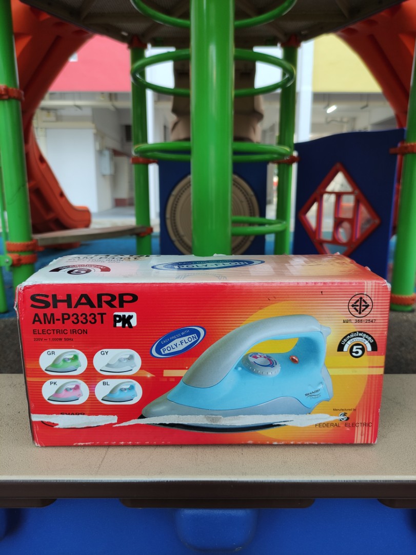 SHARP Electric Iron ( Model: AM-P333T), TV & Home Appliances, Irons ...