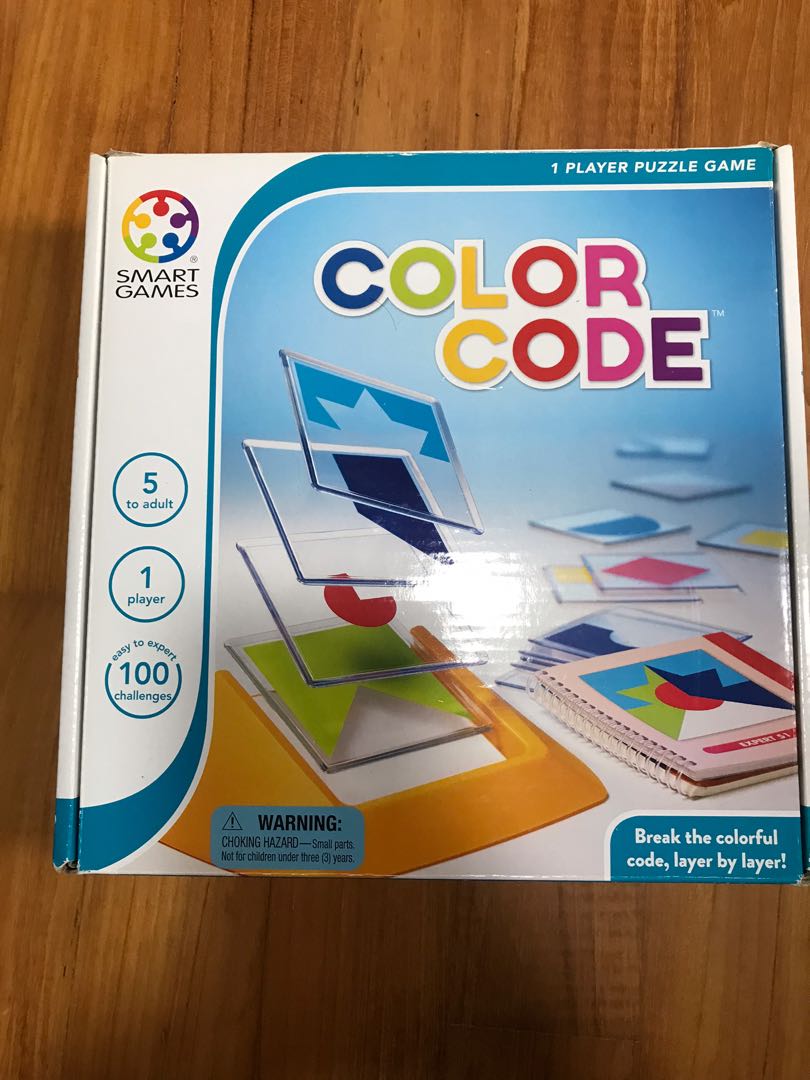 Smart Games - Colour Code, Hobbies & Toys, Toys & Games on Carousell