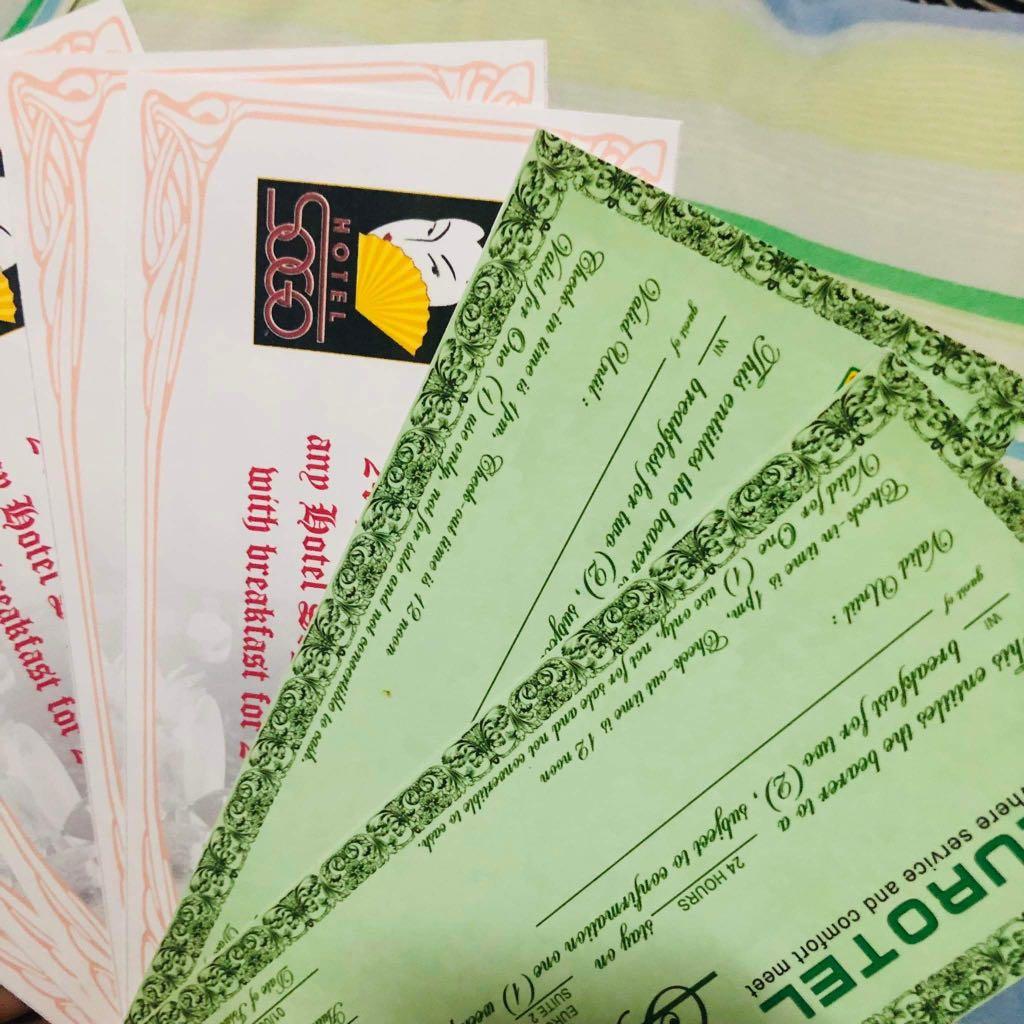 SOGO/Eurotel Gift Certificate/Voucher/Gift Cheque, Tickets & Vouchers ...