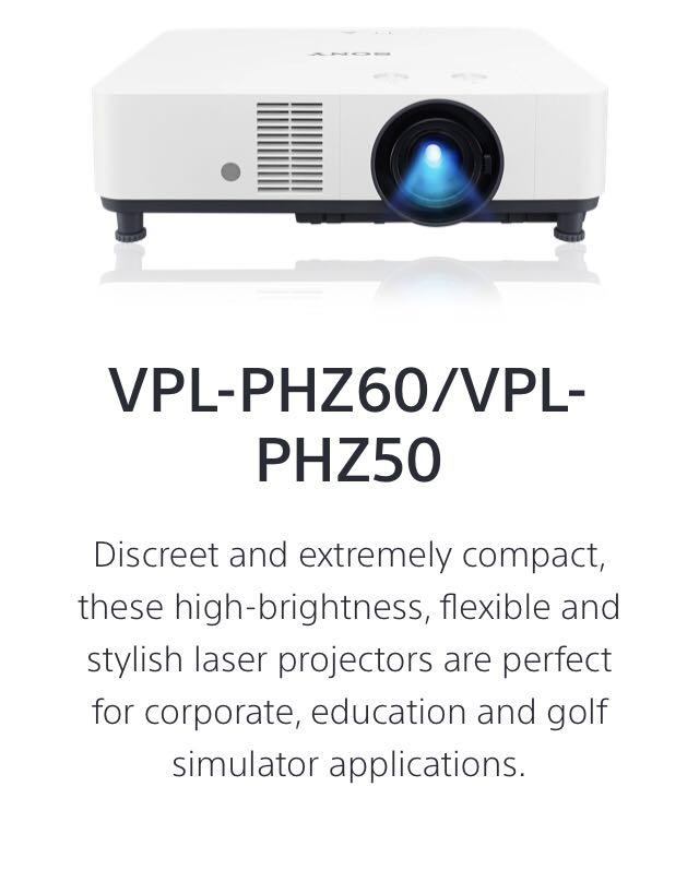 Sony projector VPL-PHZ50 and PHZ60, TV & Home Appliances, TV ...