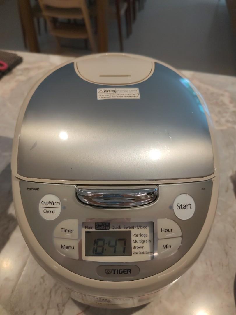 Tiger Rice cooker 10 cup. New bowl, TV & Home Appliances, Kitchen ...