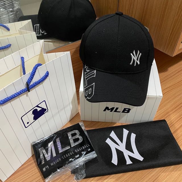 Topi MLB series NY, Fesyen Pria, Aksesoris, Topi di Carousell
