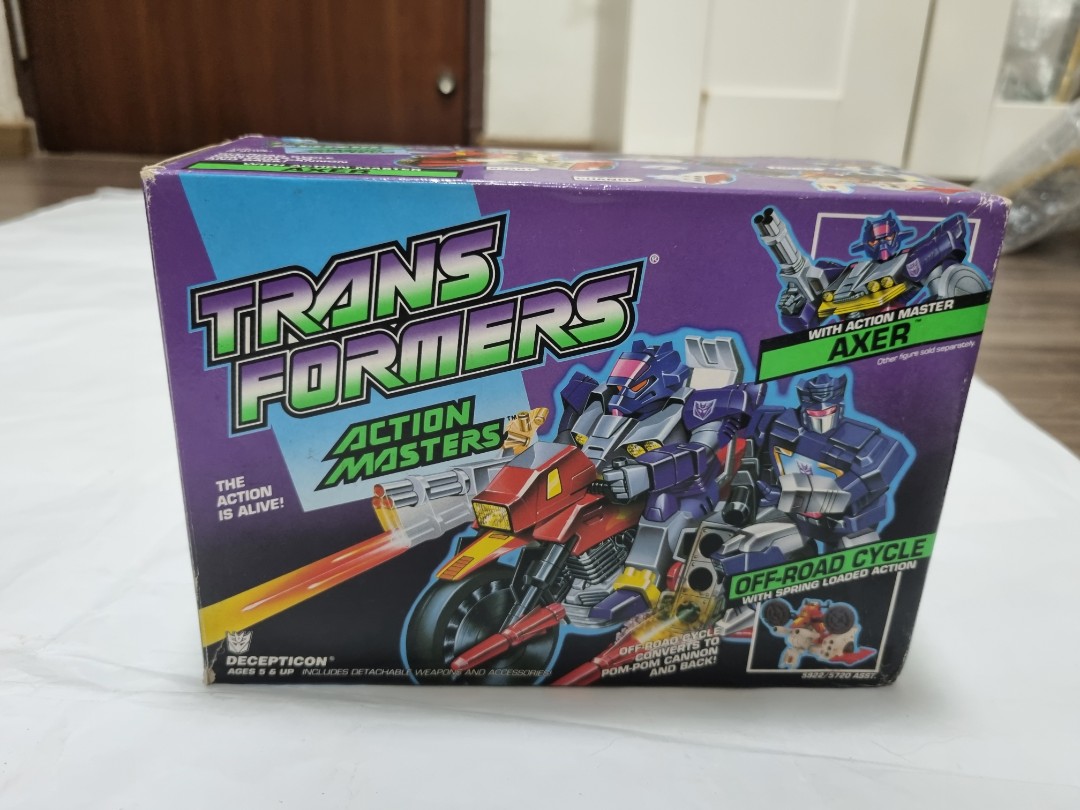 Transformers Decepticon Axer Action masters Mib, Hobbies & Toys, Toys ...
