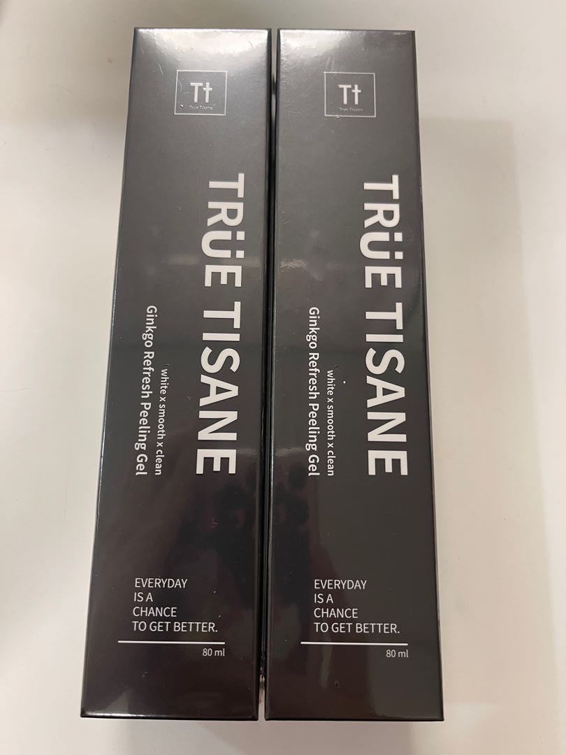 TRUE TISANE 銀杏臉部去角質凝膠 80ml, 美容＆個人護理, 健康及美容 - 皮膚護理, 面部 - 面部護理 - Carousell