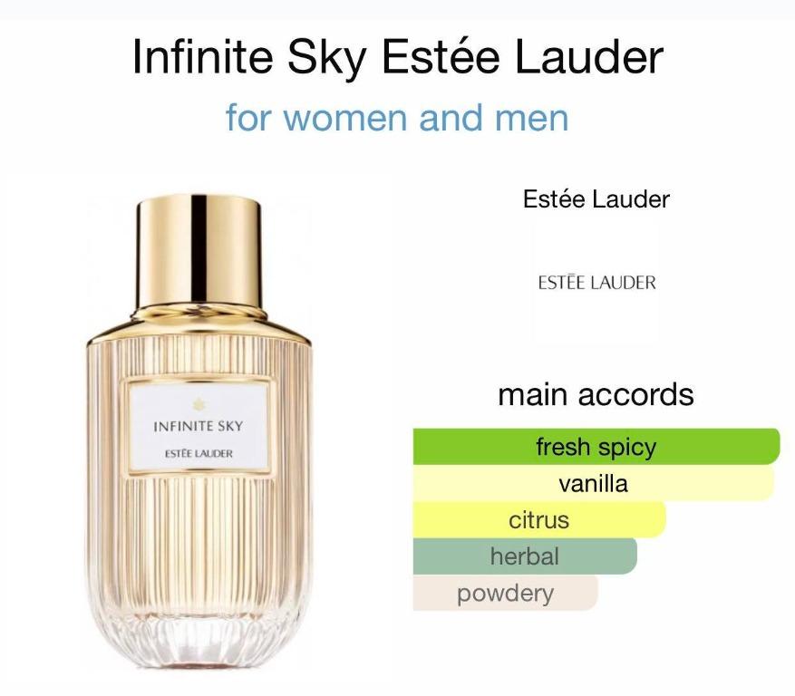 US TESTER - Estee lauder Infinite Sky Parfum 100ml, Beauty & Personal ...