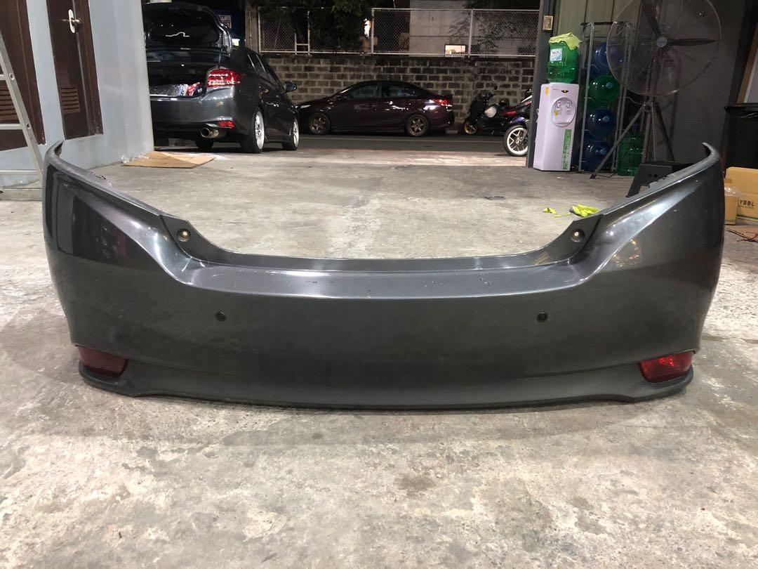 Vios Gen 3 Rear Bumper Metallic Gray, Car Parts & Accessories, Body ...
