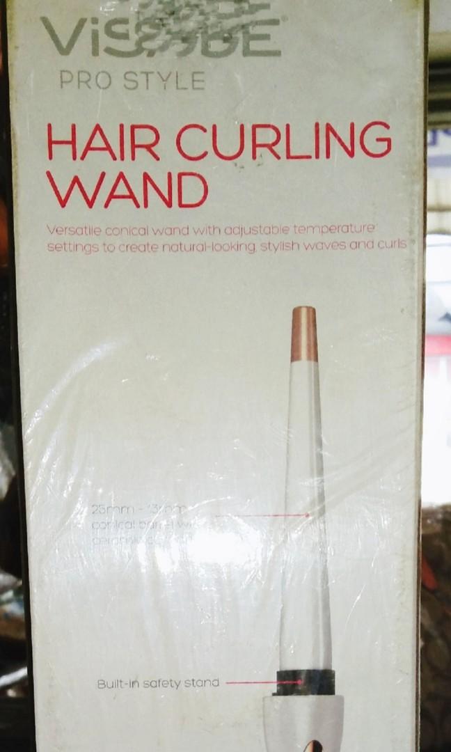 Visage Pro Style Hair curling wand, Beauty & Personal Care, Hair on ...