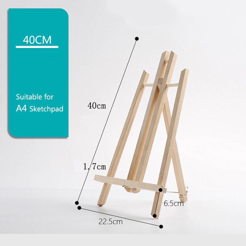 Wood Table Easle Artist Craft Painting Wood Stand 40cm Size A4, Hobbies ...