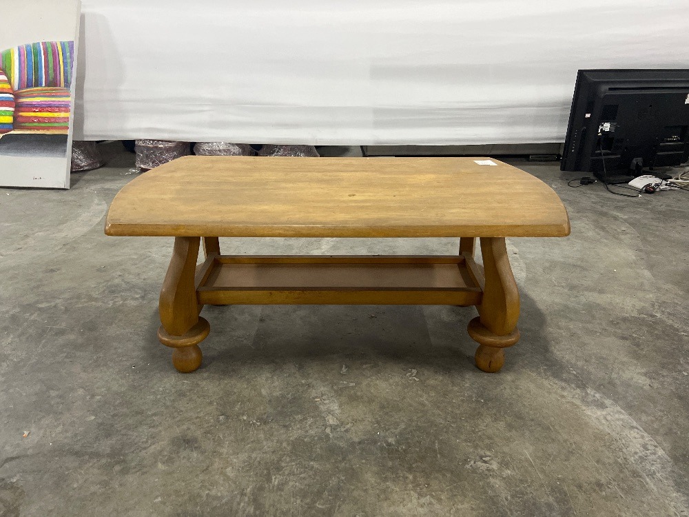 Wooden Small Coffee Table / Meja Kopi Kecil Kayu, Furniture & Home ...