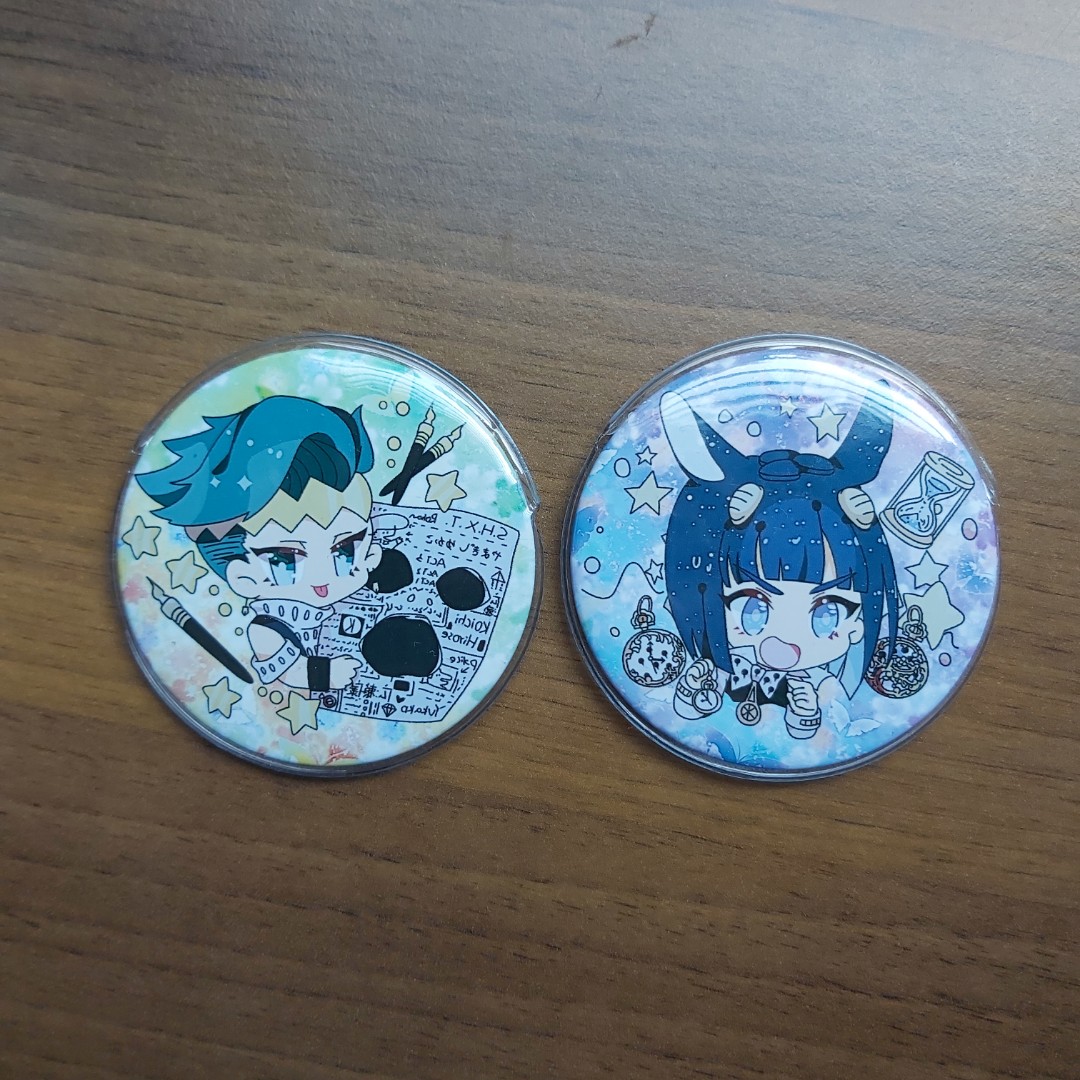 WTS JJBA JoJo's Bizarre Adventure Jojo badge pins kishibe rohan bruno ...