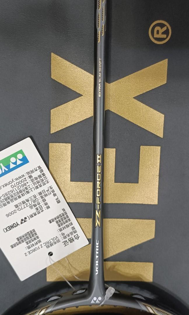 Yonex Z force 2 black gold, Sports Equipment, Sports & Games, Racket ...