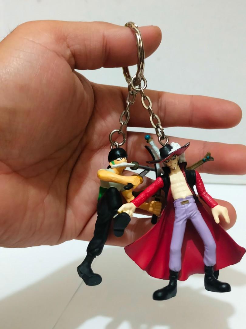 zoro and mihawk keychain figure onepiece, Hobbies & Toys, Toys & Games ...