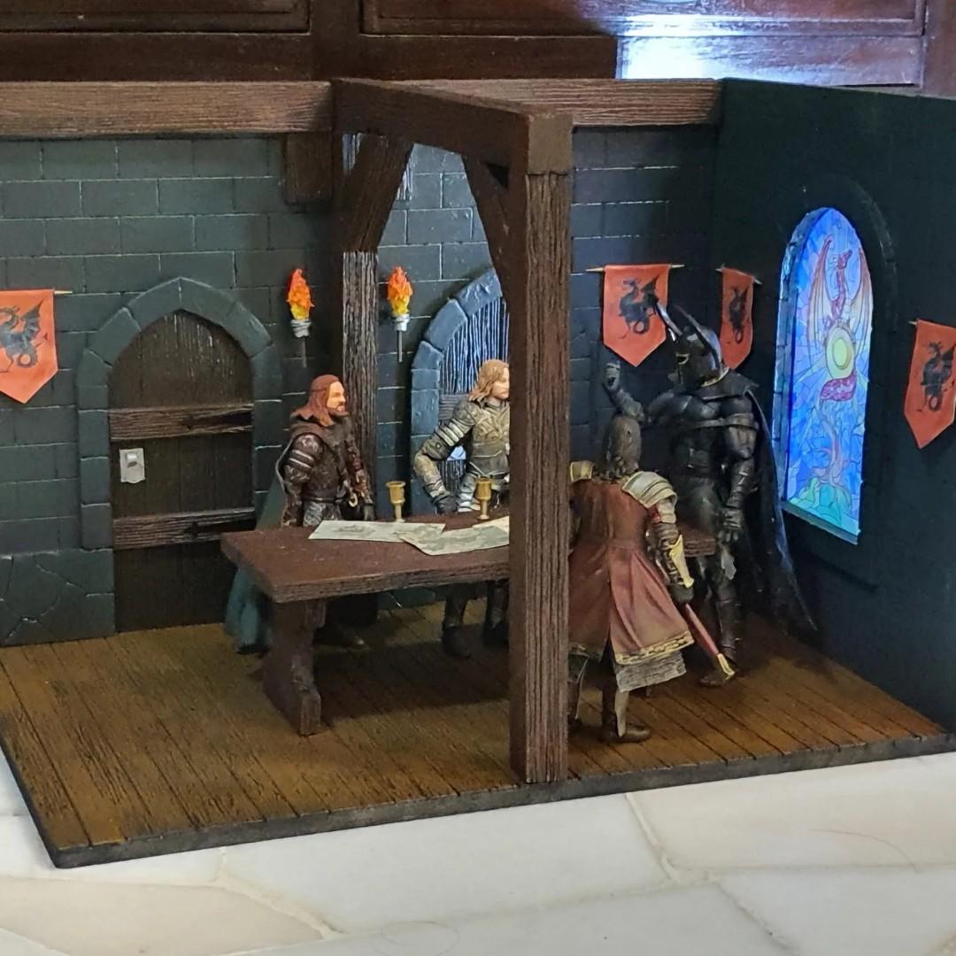 1/12 scale Medieval castle war briefing room (Evil/Baddies version) for ...