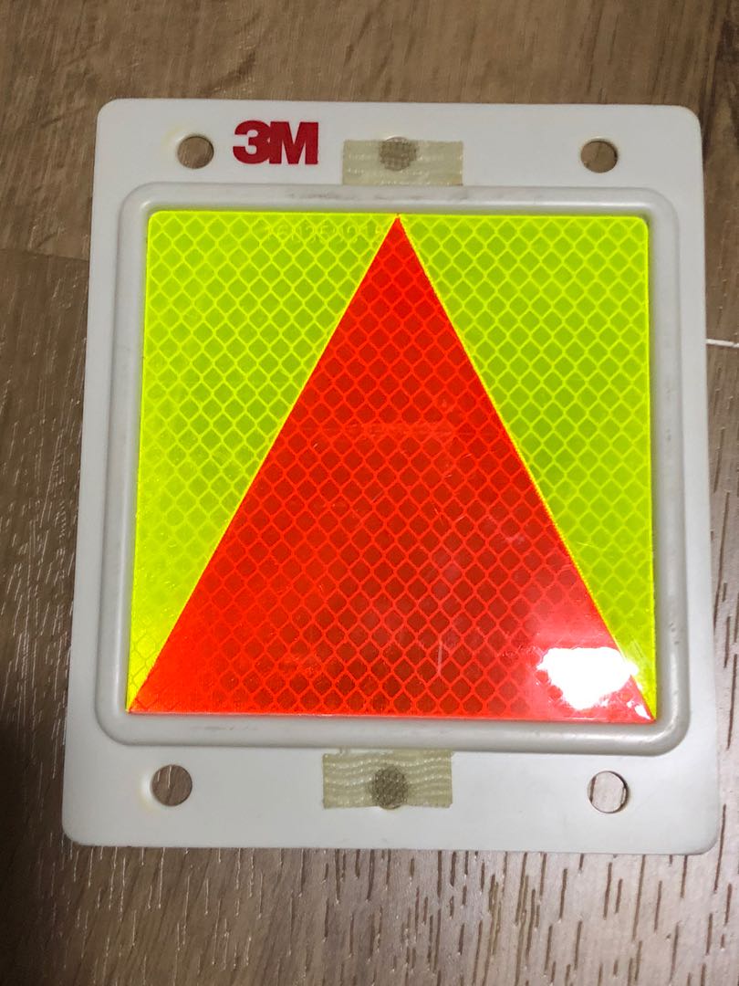 3M Probation Plate P Plate for Car NEGOTIABLE TRIANGLE, Car Accessories ...