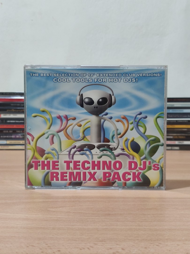 (4CD) The Techno DJ's Remix Pack, Hobbies & Toys, Music & Media, CDs ...