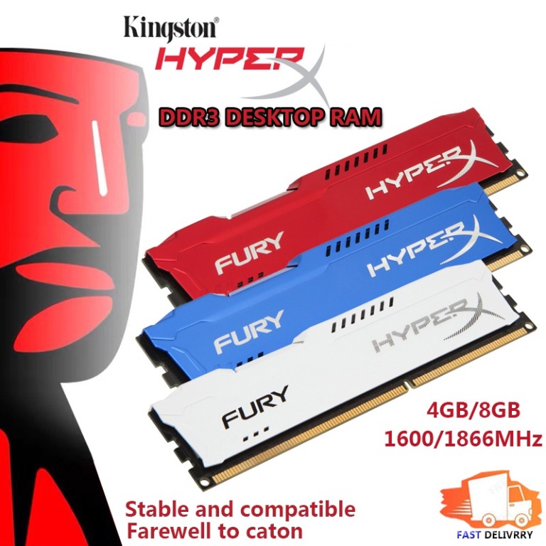 4GB Ram 1600 DDR3 Hyper X Desktop, Computers & Tech, Parts ...