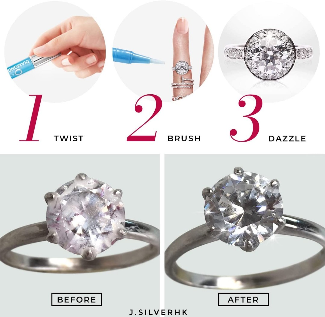 全新美國 Connoisseurs Diamond Cleaner Pen 清潔鑽石筆 清洗鑽石 鑽石首飾, 其他, 其他 - Carousell