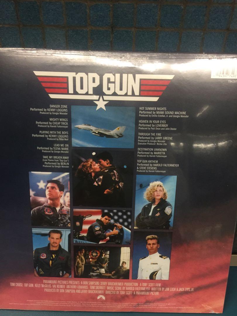 壯志凌雲 TOP GUN OST PICTURE VINYL LP 黑膠 圖案碟 湯告魯斯 TOM CRUISE KENNY LOGGINS ...