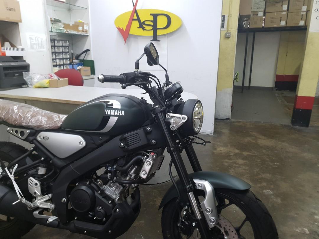 ALL NEW YAMAHA XSR155/LIQUID COOLED/ Fi / 6-SPEED/FREE HEAVY-DUTY RACK ...