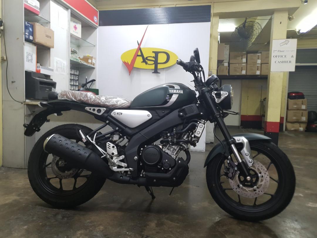 ALL NEW YAMAHA XSR155/LIQUID COOLED/ Fi / 6-SPEED/FREE HEAVY-DUTY RACK ...