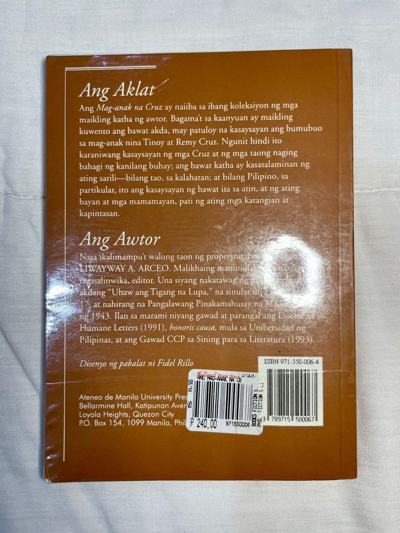 ANG MAG-ANAK NA CRUZ by Liwayway A. Arceo, Hobbies & Toys, Books ...