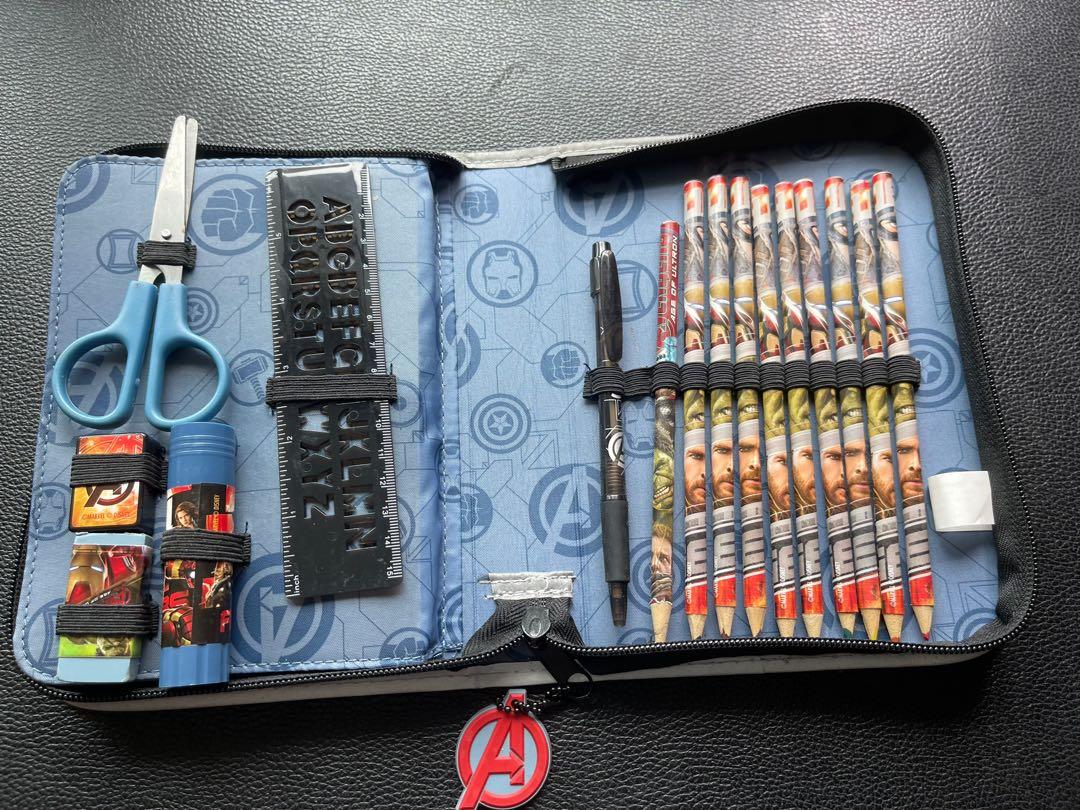 Authentic Marvel full set stationary (BN), Hobbies & Toys, Stationery ...
