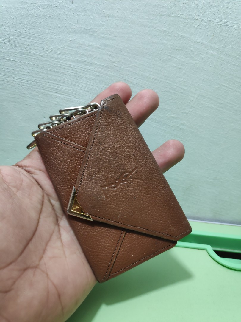 Authentic Yves Saint Laurent YSL Key Holder, Women's Fashion, Bags ...